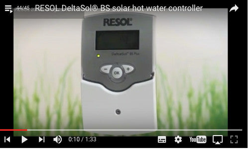 RESOL BS /4 solar hot water controller | Solar Hot Water Parts