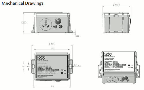 Replacement Solar Hot Water Controller to suit Chromagen - DIFT2 ...