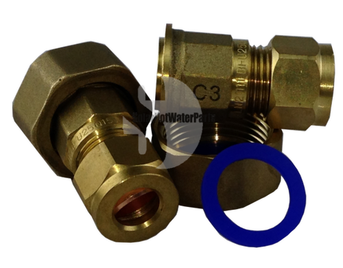 25mm x 15mm Pump Unions (Loose Nut) - SHWP0271 | Solar Hot Water Parts